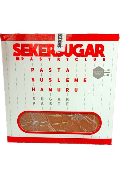 Şeker & Sugar Kahverengi Pasta Süsleme Hamuru 1 kg