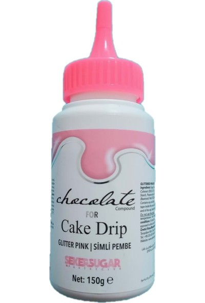 Şeker & Sugar Cake Drip Parlak 15 gr Pembe