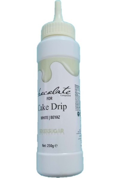 Şeker & Sugar Cake Drip 25 gr Beyaz Şeker & Sugar Cake Drip 25 gr Beyaz