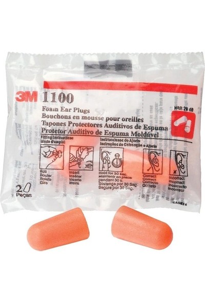 3m Kulak Tıkacı 7 Çift 37DB