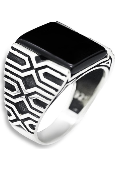 TAJA925 Erkek Gümüş Yüzük , Gümüş 925 B920S