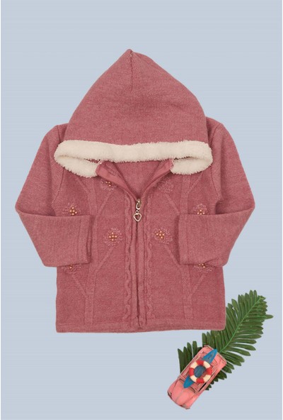 Anne Bebe 105- Kız Çocuk Triko Hırka Gül-Kurusu Anne Bebe 105- Kız Çocuk Triko Hırka Gül-Kurusu