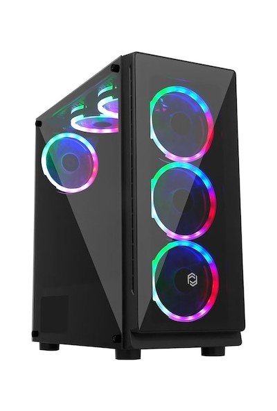 Frısby FC-9330G 600W 80+ Bronze 6x D.ring Temp Bilgisayar Kasası Siyah Frısby FC-9330G 600W 80+ Bronze 6x D.ring Temp Bilgisayar Kasası Siyah