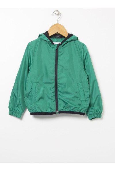 Limon Beggın-U Yeşil Kapüşonlu Düz Çocuk Çocuk Mont Limon Beggın-U Yeşil Kapüşonlu Düz Çocuk Çocuk Mont