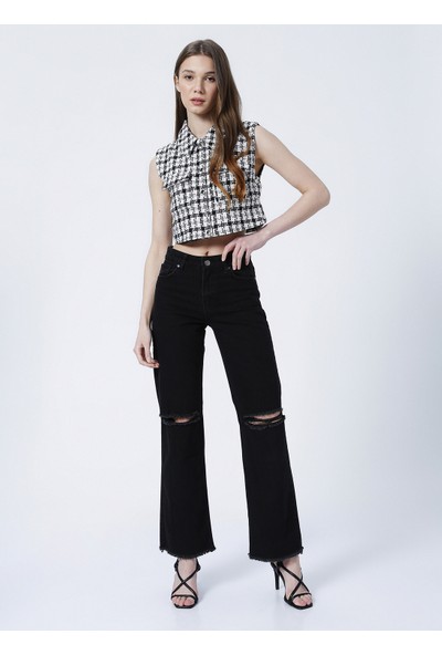 Fabrika Denim Pantolon, 32, Siyah