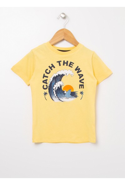 Limon T-Shirt, 13-14 Yaş, Açık Sarı