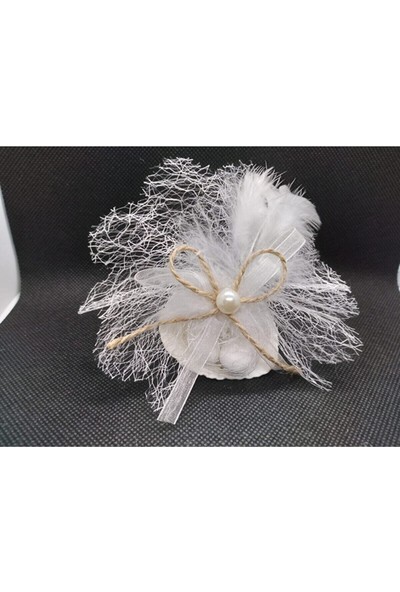 Müge'den Deniz Kabuklu Mıknatıslı Nikah Şekeri (50 Adet) MGN0003