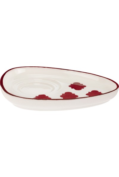 Madame Coco Vie Rouge Oiseau Çay Tabağı 15 cm