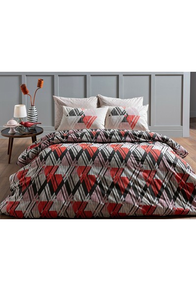 Doqu Home Polycotton Retro Nevresim Takımı Doqu Home Polycotton Retro Nevresim Takımı