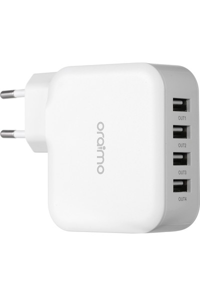 Oraimo 4 Bağlantı Noktalı Şarj Cihazı (Yurt Dışından) Oraimo 4 Bağlantı Noktalı Şarj Cihazı (Yurt Dışından)