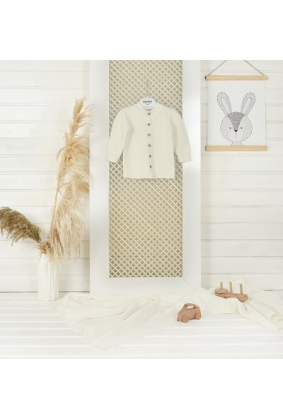 Miniper Natural Hırka-Ekru