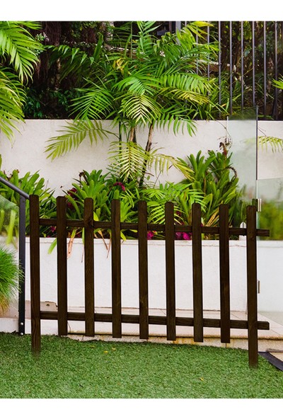 Ahşap Kazıklı Çit 100X60 cm