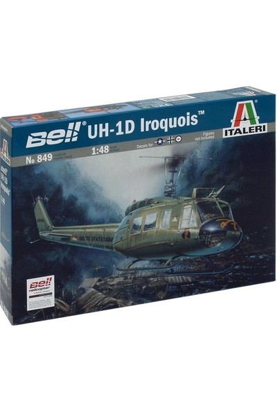 Italeri 0849S 1/48 Uh-1d (Slick) Askeri Helikopter Demonte Plastik Maketi Italeri 0849S 1/48 Uh-1d (Slick) Askeri Helikopter Demonte Plastik Maketi