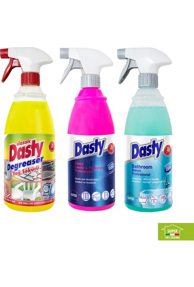 Dasty Temizlik Seti 3x 750ML