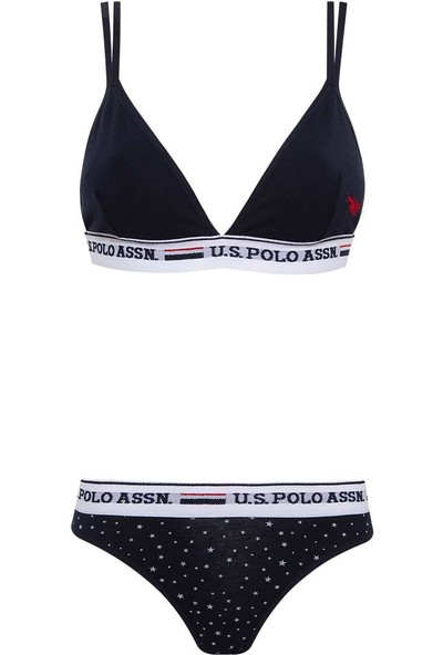 U.s. Polo Assn. Kadın Lacivert Büstiyer Slip Takım U.s. Polo Assn. Kadın Lacivert Büstiyer Slip Takım