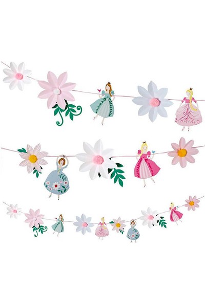Big Party Store Meri Meri Prenses Asma Süs 10 Parça 2.8 Metre Big Party Store Meri Meri Prenses Asma Süs 10 Parça 2.8 Metre