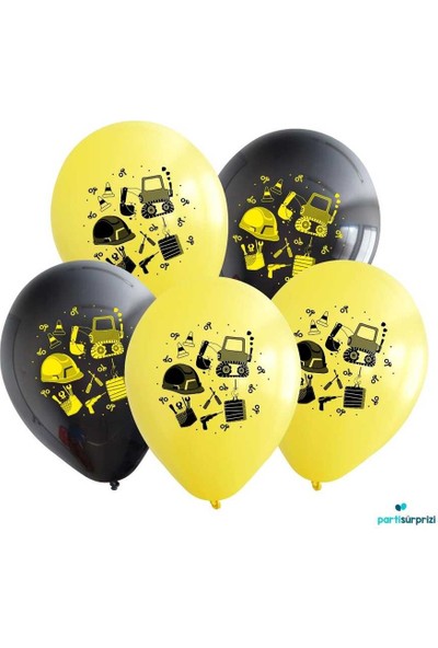 Big Party Store Inşaat Temalı Balon 8'li Big Party Store Inşaat Temalı Balon 8'li