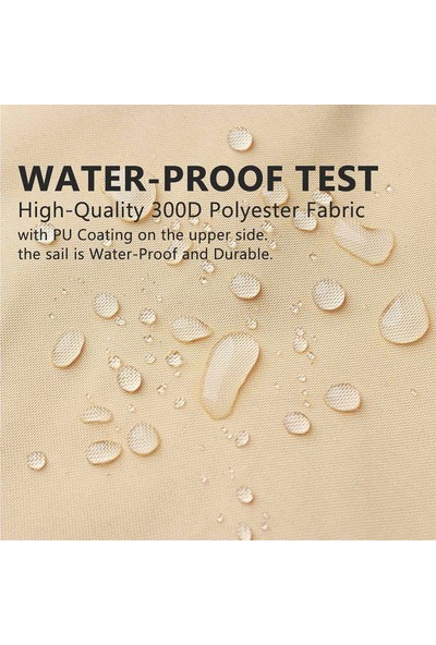 Yıldız Su Geçirmez Üçgen Gölgelik Oxford Kumaş 300 D 190 Gram