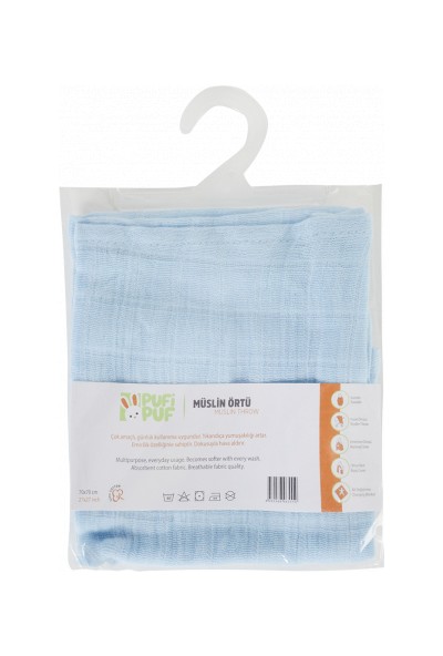 Pufi Puf 70*70 cm Müslin Örtü