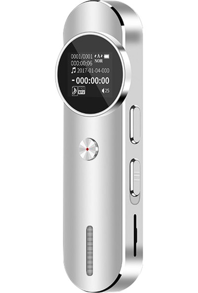 Shopfocus 8gb Dijital Ses Kaydedici Mp3 Çalar - Gümüş (Yurt Dışından)