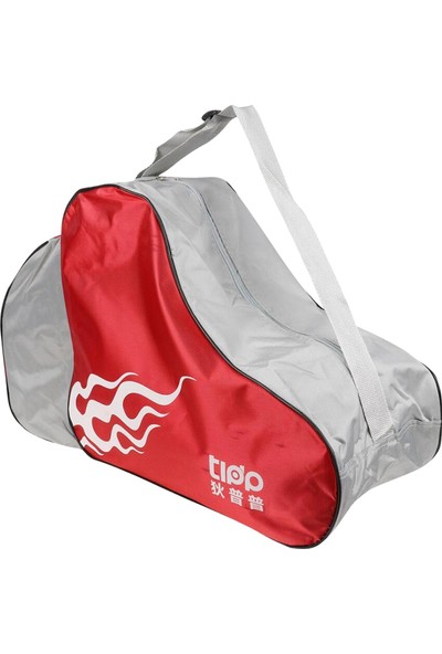 Paten Botları Çanta Oxford Bez Su Geçirmez Çanta Sırt Çantası Kırmızı (Yurt Dışından)