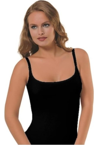 Q-En Kadın Bambu Parmak Askılı Atlet &siyah% Q-En Kadın Bambu Parmak Askılı Atlet &siyah%