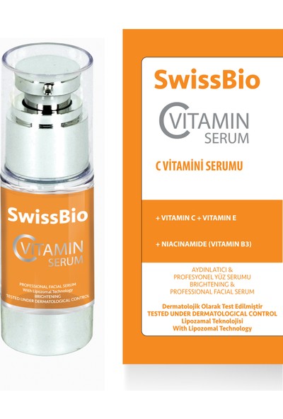 SwissBio C Vitamini Serumu 30 ml