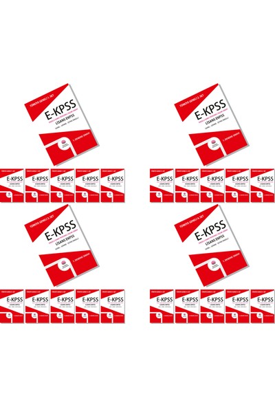 KocaKafa EKPSS 2022 Lisans Düzeyi 24' Lü Deneme Seti (Genel -Görme-Işitme) Ekl3 (Ciltli)