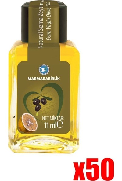 Marmara Birlik M.birlik Sızma Zeytinyağı 11 mlCAM 50'li Paket