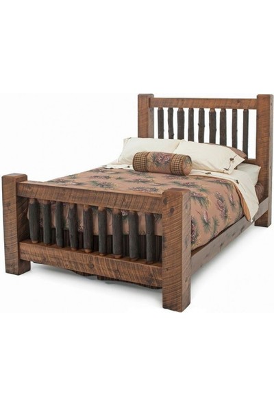Masifart Rubra Ahşap Karyola Klasik Ahşap Yatak Başlığı