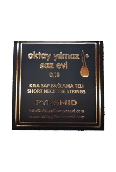 Aurax Oktay Yılmaz Saz Evi Pyramid 0.18 Kısa Sap Bağlama Teli