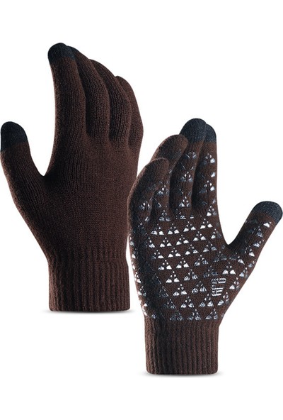 Gahome Erkekler ve Kadınlar Için Kış Eldivenleri Dokunmatik Ekran Kaymaz Silikon Gahome Erkekler ve Kadınlar Için Kış Eldivenleri Dokunmatik Ekran Kaymaz Silikon