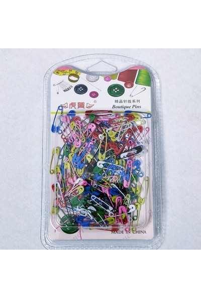 Elegantshop Minik Metal Renkli Çengelli Iğne 1DKSG04 Elegantshop Minik Metal Renkli Çengelli Iğne 1DKSG04