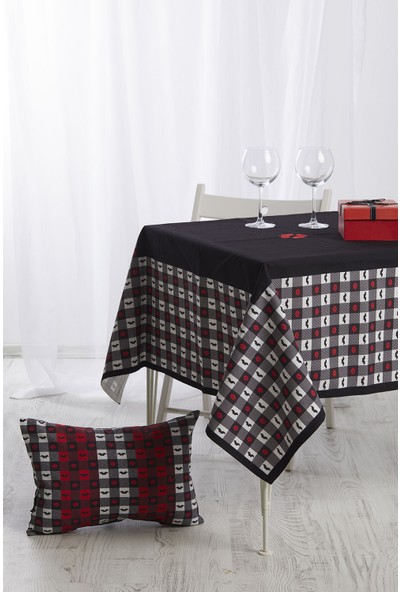 Modafabrik Sevgililere Özel Masa Örtüsü
