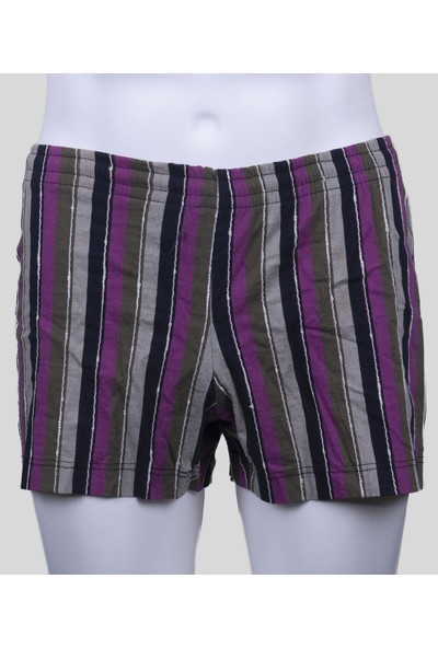 Sude Ayl Çizgili Erkek Deniz Şortu 214-D8