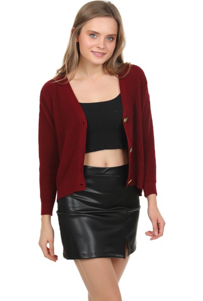 Açelya Ön Üç Düğmeli Selanik Hırka