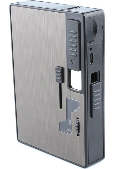 Silvio Monetti USB Şarjlı Çakmaklı Mentollü Sigara Tabakası Silvio Monetti USB Şarjlı Çakmaklı Mentollü Sigara Tabakası