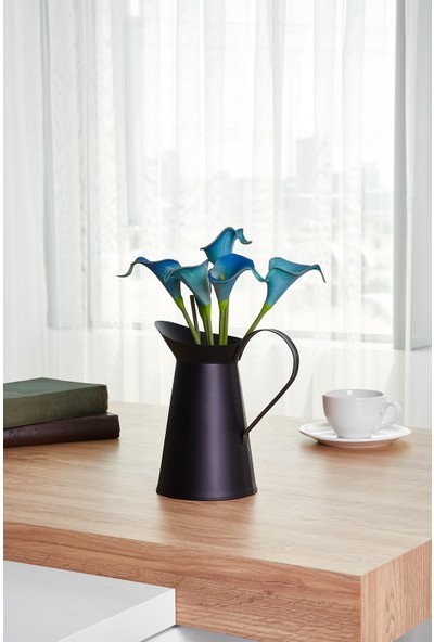 Italyan Vazo Ferforje Metal Vazo Dekoratif Saksı Vazo Tasarım Çiçeklik Sürahi