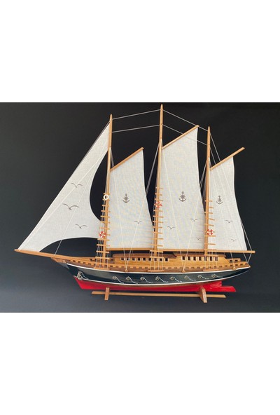 Ayhan Kotra Yelkenli Yat Gemi Maketi, Ahşap Gemi Ayhan Kotra Yelkenli Yat Gemi Maketi, Ahşap Gemi