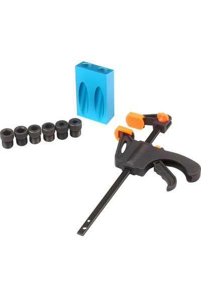 8 Adet Cep Delik Jig Kiti 8mm 10MM 15 Derece Açı Matkap 8 Adet Cep Delik Jig Kiti 8mm 10MM 15 Derece Açı Matkap