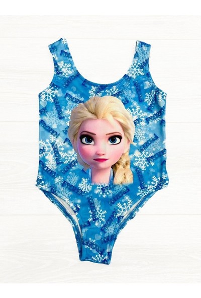 Frozen Elsa Kız Çocuk Frozen Elsa Baskılı Mayo