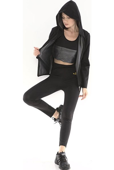 Secret Moda Terleten Incelten Yağ Yakımını Hızlandıran Termal Sauna Fermuarlı Kapşonlu Üst Secret Moda Terleten Incelten Yağ Yakımını Hızlandıran Termal Sauna Fermuarlı Kapşonlu Üst