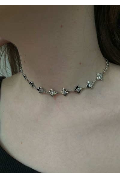 KİLİGİSTANBUL Çiçekli Chocker