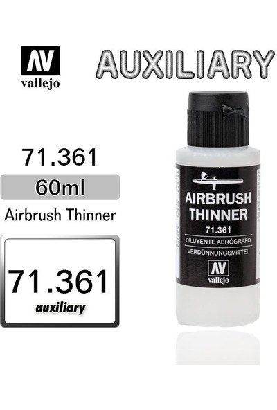 Vallejo 71361 60 Ml. Airbrush Tineri