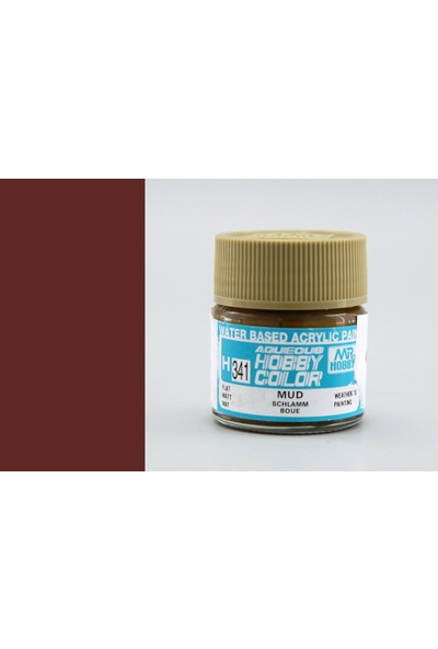 Mr Hobby Gunze H341 10 Ml. Mud, Aqueous Serisi Maket Boyası
