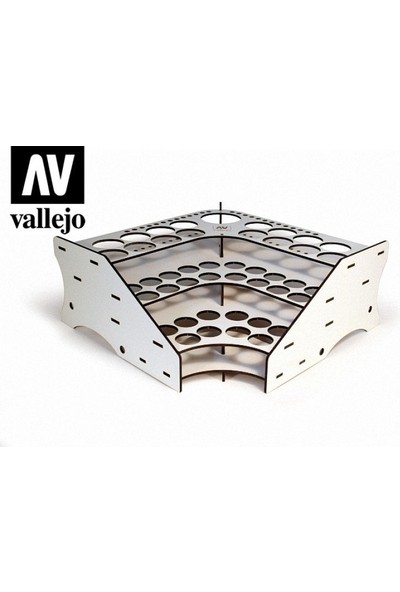 Vallejo 26008 Masa Üstü Ahşap Boya Standı, Köşe Modülü Vallejo 26008 Masa Üstü Ahşap Boya Standı, Köşe Modülü