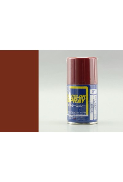 Mr Hobby Gunze S081 100 Ml. Russet, Sprey Mr.color Serisi Maket Boyası
