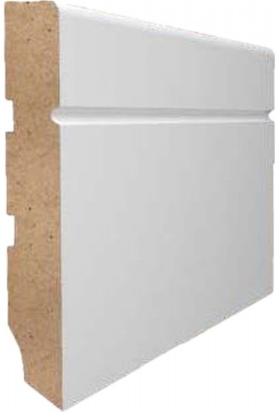 Agk Verissimo Danica Beyaz Lake Süpürgelik 10 cm