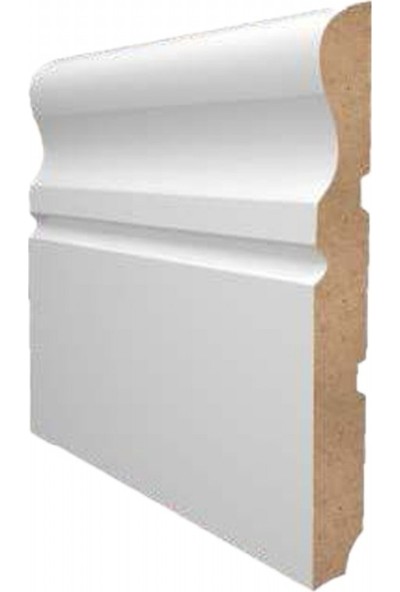 Agk Verissimo Orion Beyaz Lake Süpürgelik 14 cm