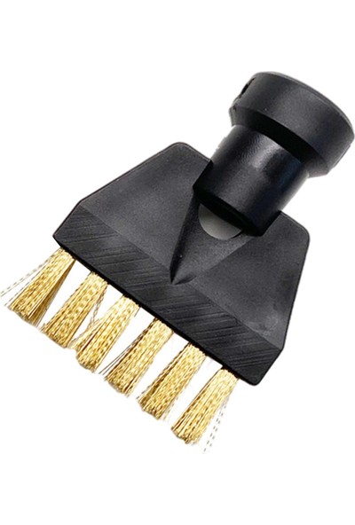 Baosity Düz Fırça Kafa Karcher Sc1 Sc2 Sc3 Sc4 Büyük Yuvarlak Fırça Temizleme Fırçası Steam Cleaner Sweeper Için Fit (Renk: Siyah) - Bakır (Yurt Dışından)